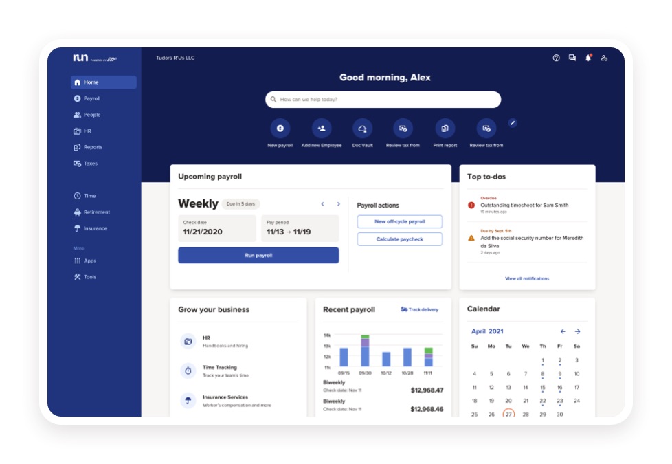 RUN Powered by ADP® Payroll Software | ADP