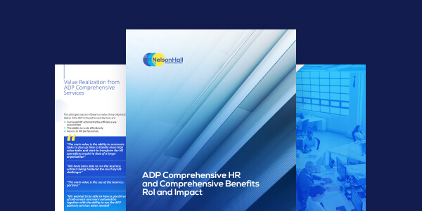 NelsonHall: ADP Comprehensive HR and Comprehensive Benefits ROI and ...