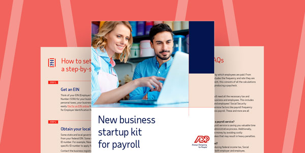 Payroll startup kit for new businesses | ADP