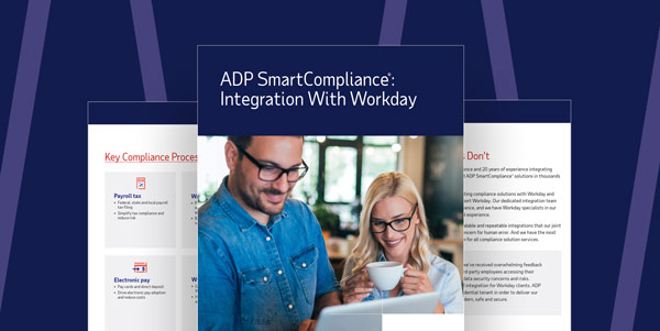 Workday Integration With ADP SmartCompliance®